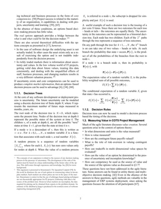 Options based decisions processes | PDF