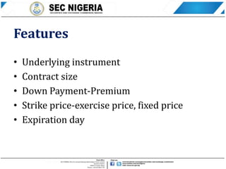 Options contract | PPT | Free Download
