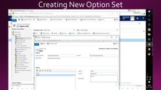 Option Set, Web Resource, Relationship & Mapping in Microsoft Dynamic CRM 2015 | PPTX