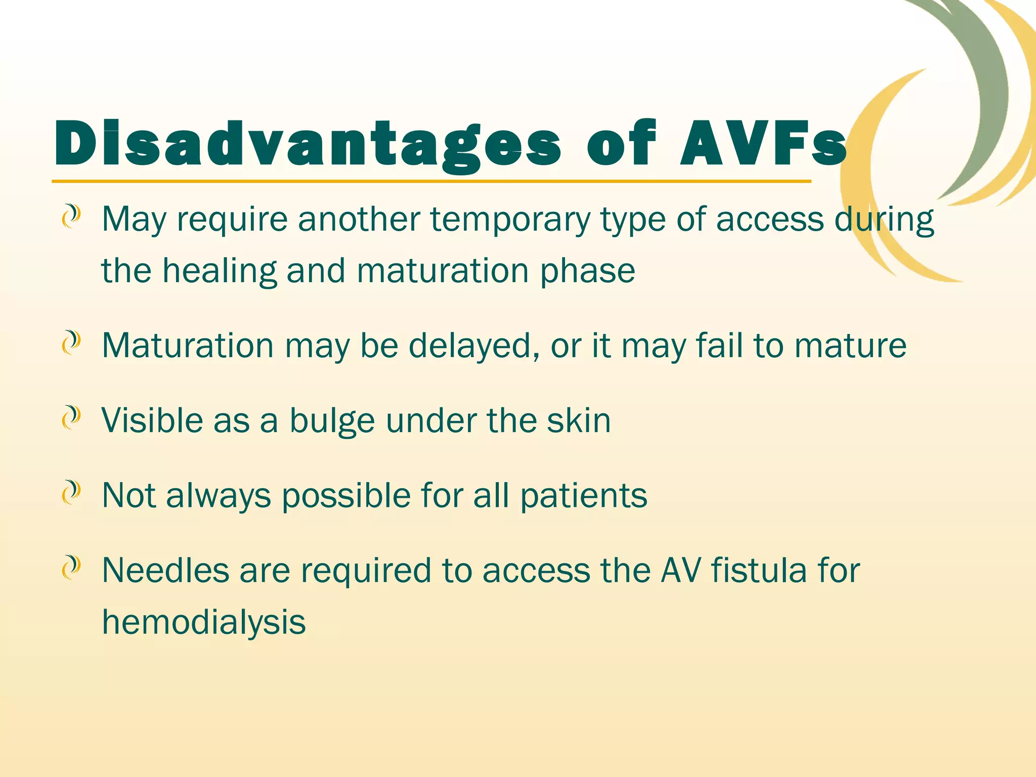 vascular access for dialysis access: seminar | PPT