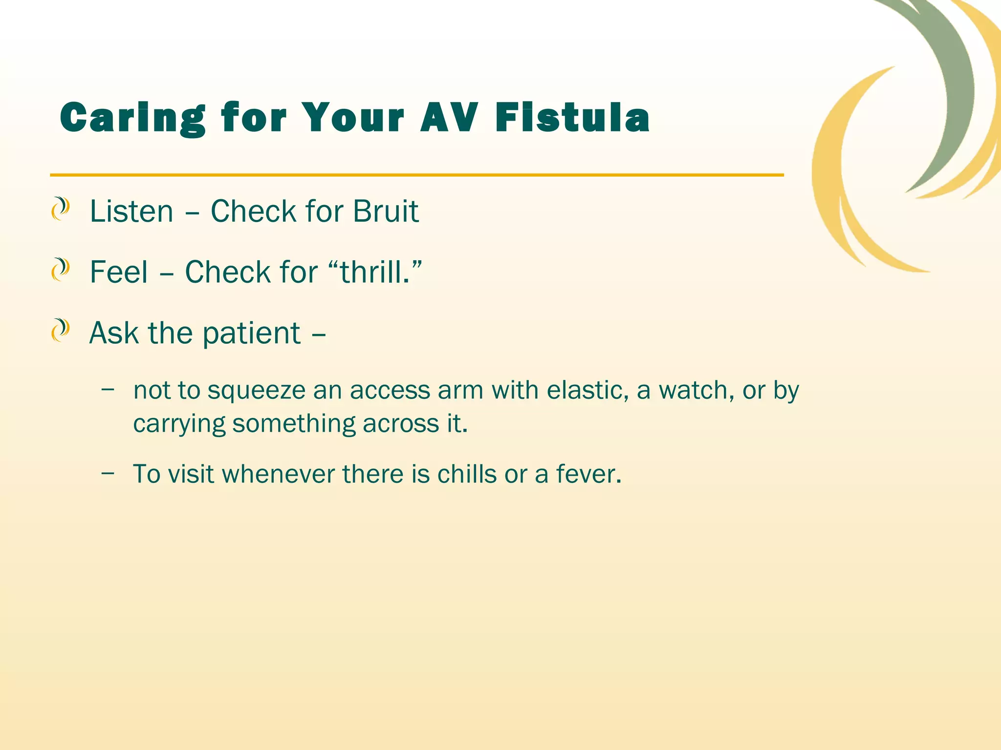 vascular access for dialysis access: seminar | PPT - All For One