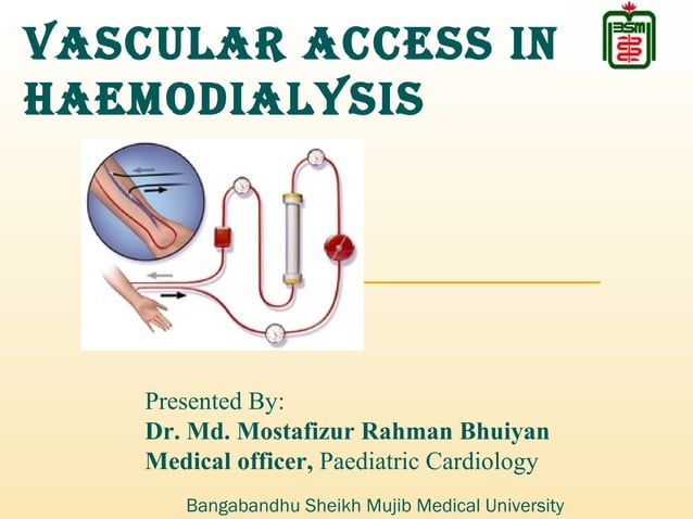 vascular access for dialysis access: seminar | PPT | Blood Disorders ...