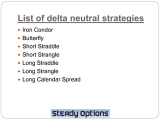 Options Greeks: The Delta | PPTX
