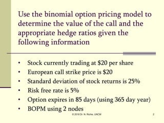 Options pricing | PPT
