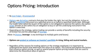 Options pricing2 | PPT