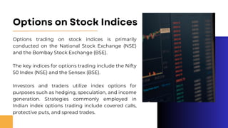 Options Stock Indices, Currency, and Futures | PPT
