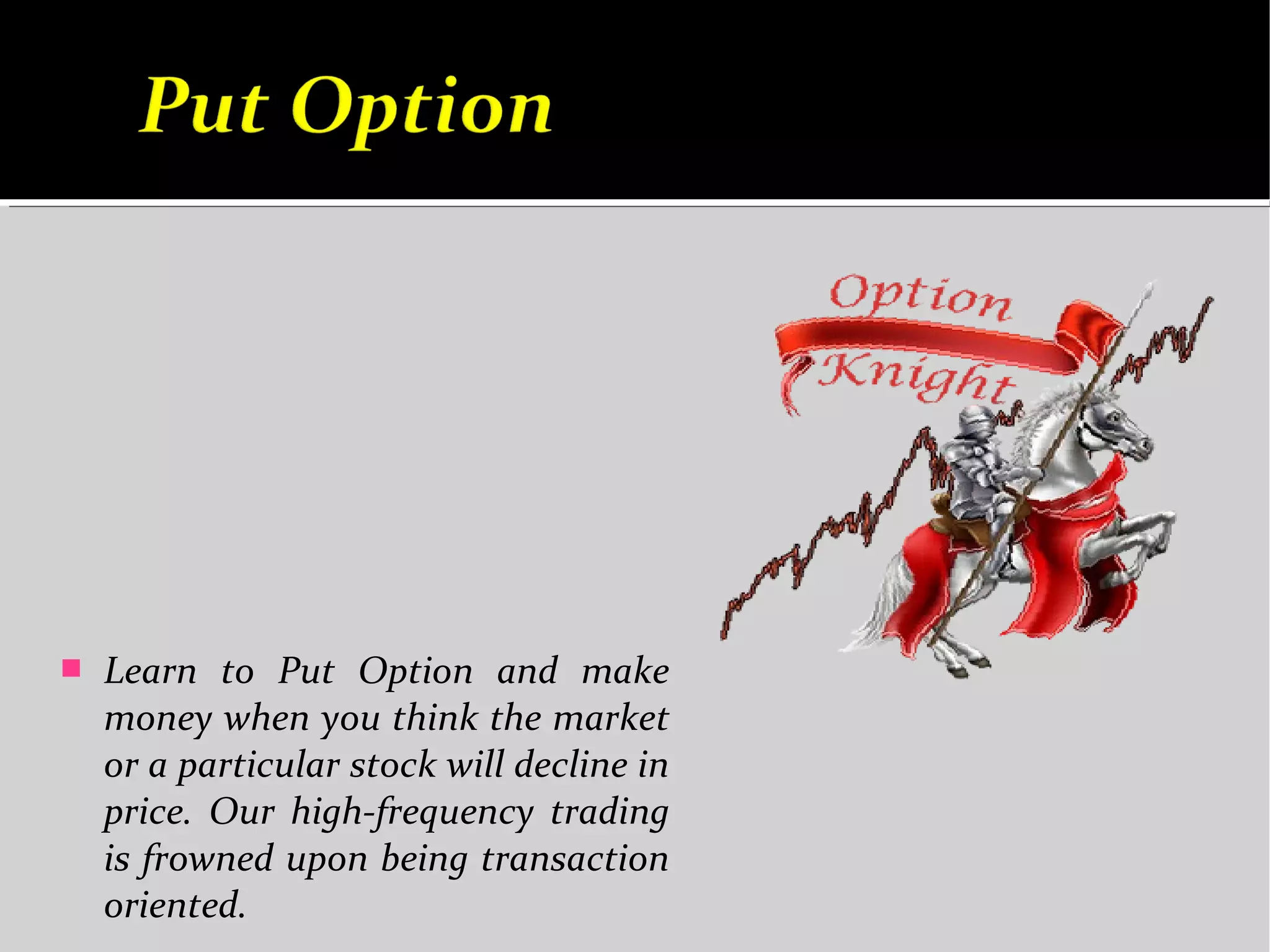 Options trading | PPT