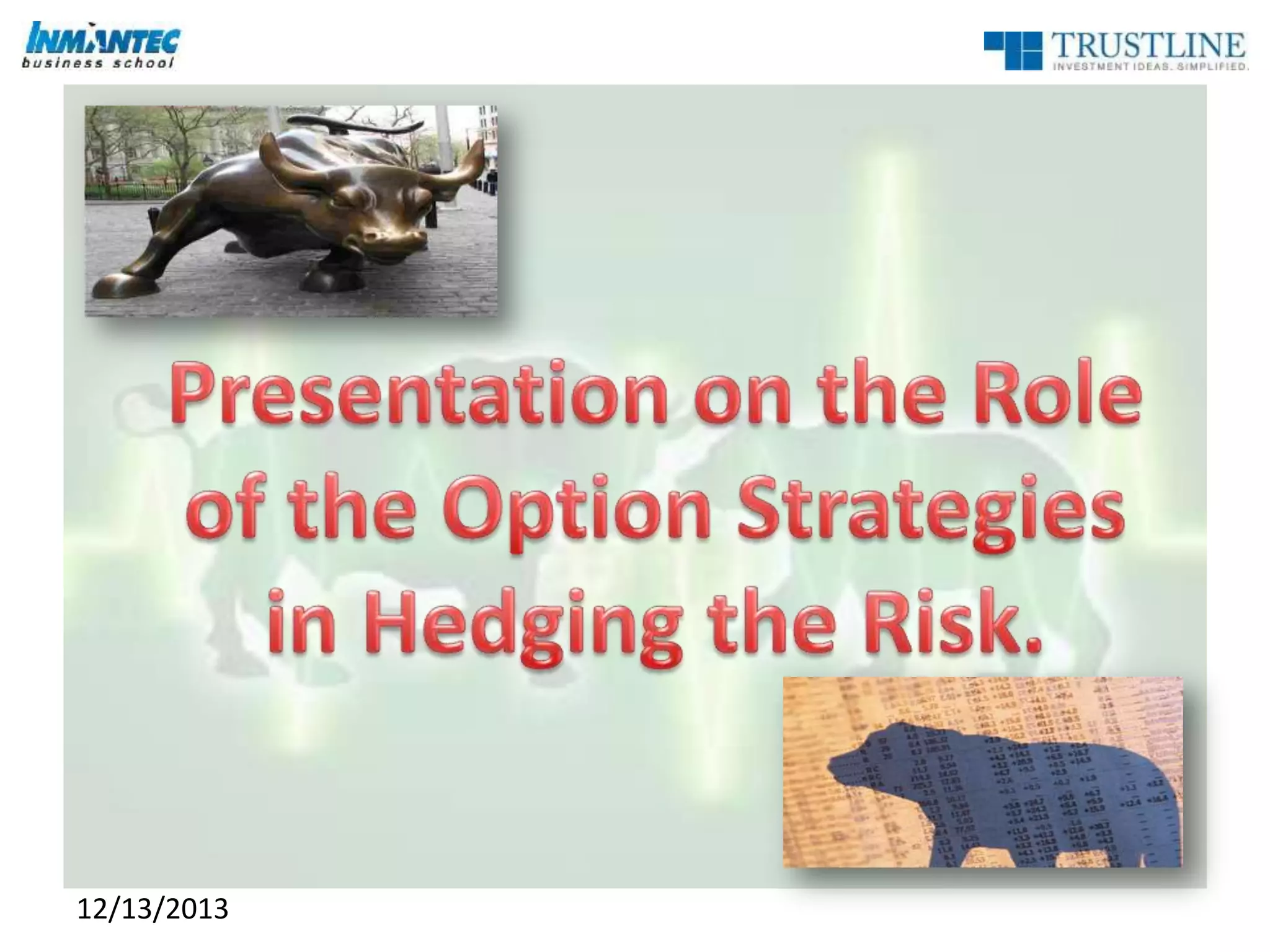 Option strategies. | PPT