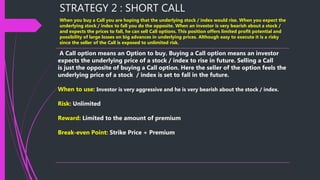 Option strategies | PPTX