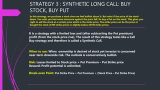 Option strategies | PPTX