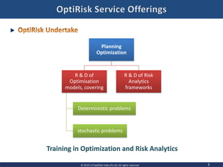 Optirisk corporate presentation | PPTX