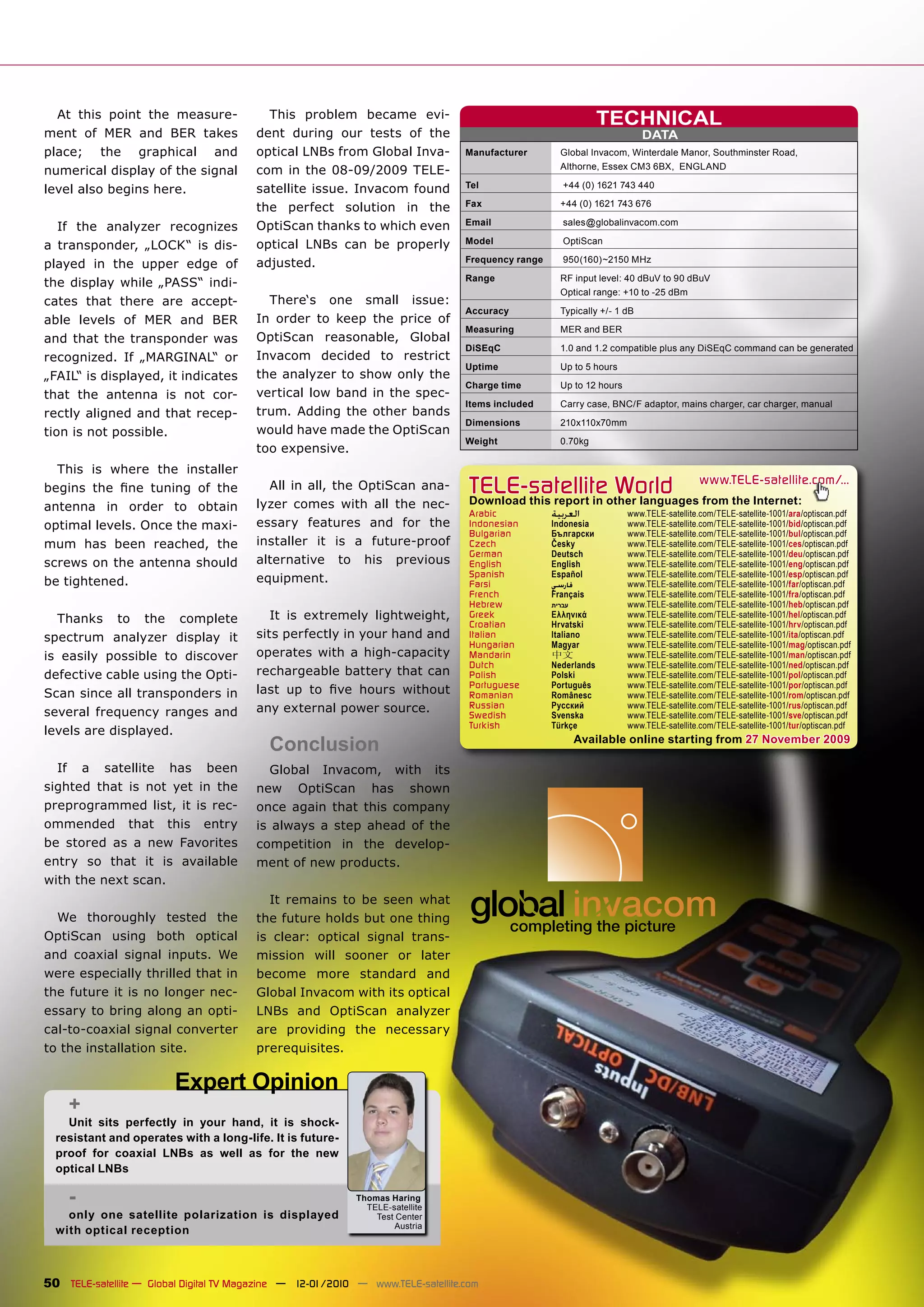 Optiscan | PDF
