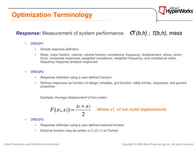 Optistruct Optimization 10 Training Manual | PDF | Physics | Science