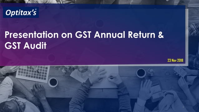 Optitax's presentation on annual return & reco. statement | PPT