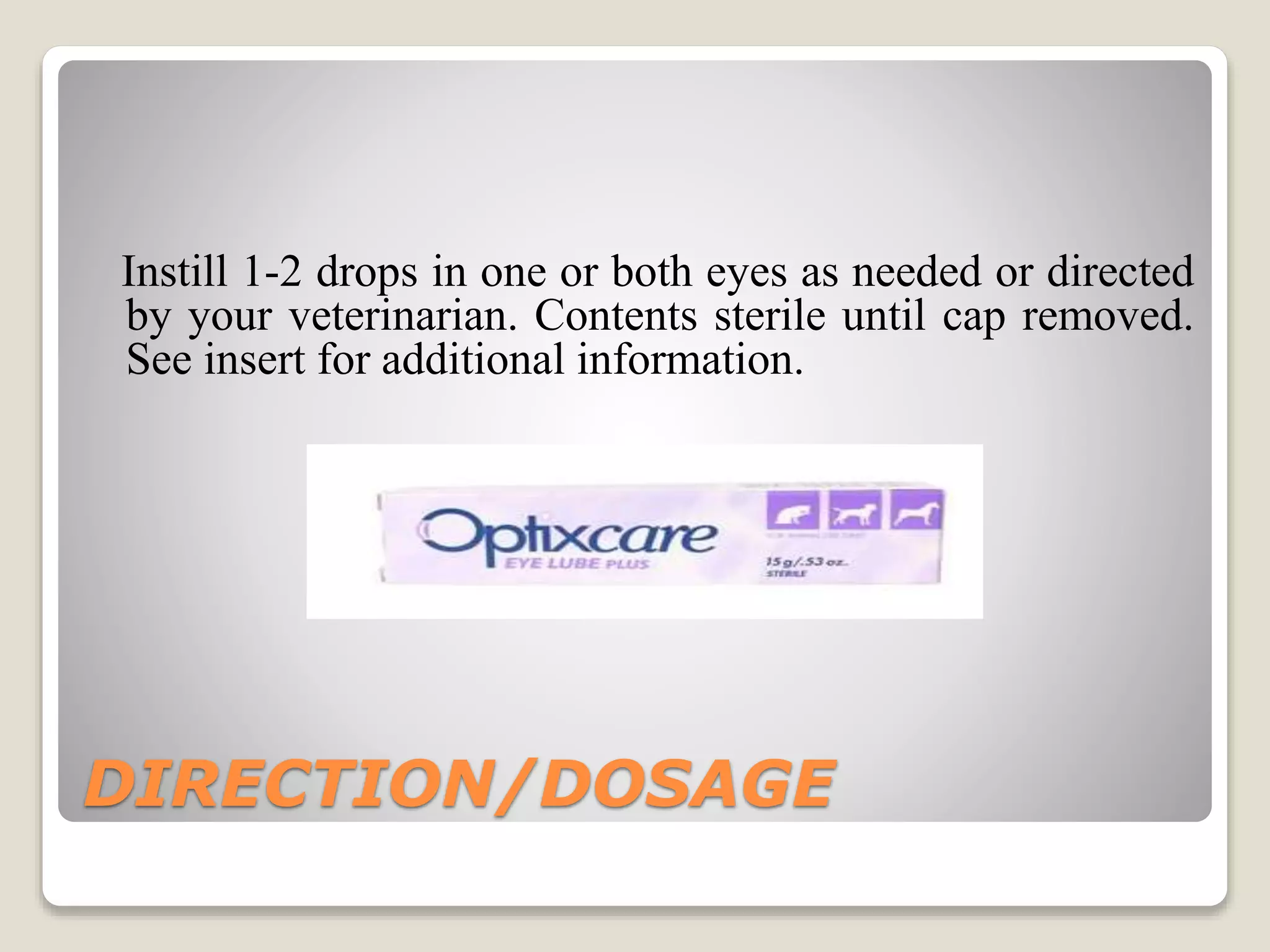 Optixcare Eye Lube | PPT