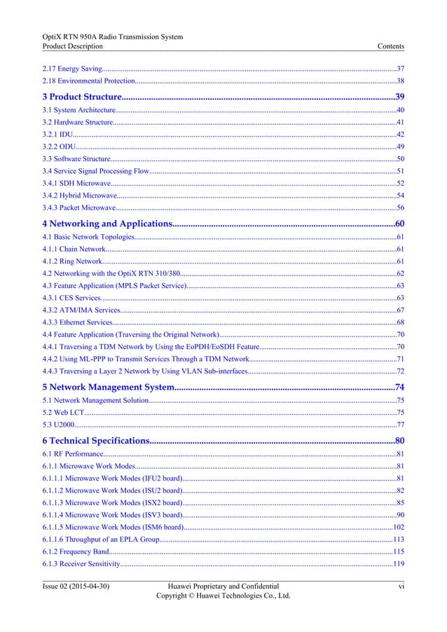 OptiX_RTN_950A_Radio_Transmission_System.pdf | Computer Networking | Computing