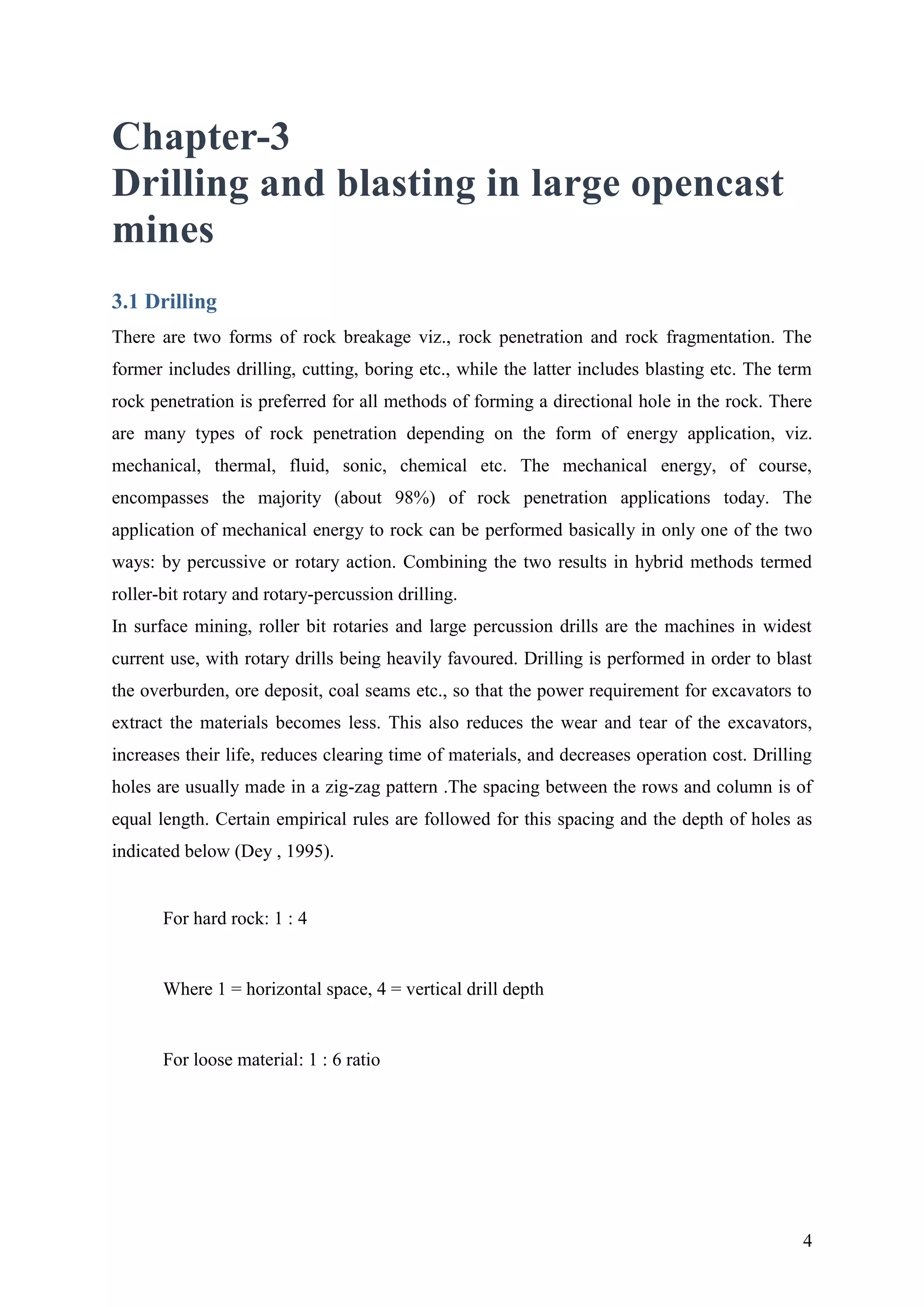 Optimization Of Blasting Parameters In Open Cast Mines Pdf
