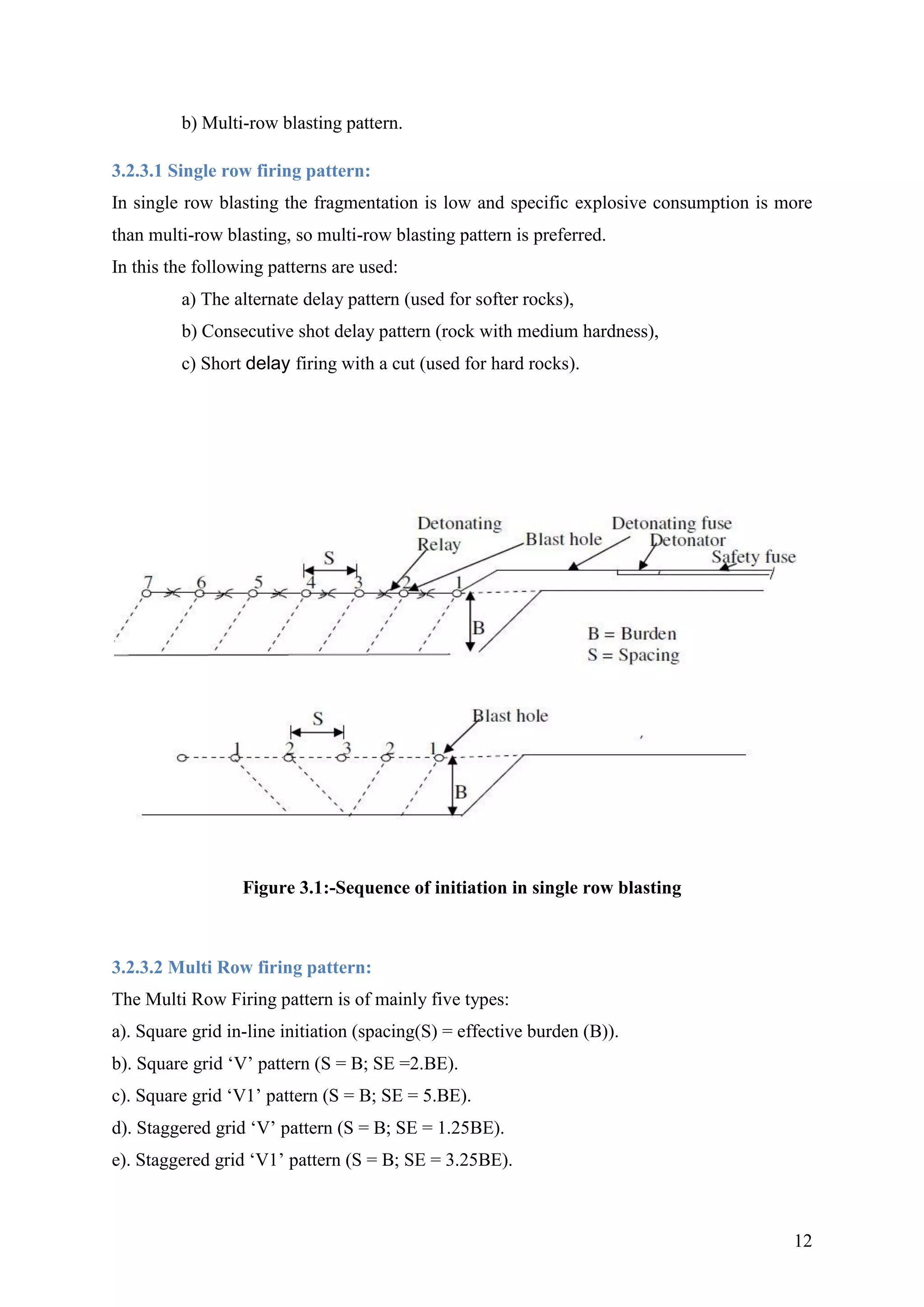 Optimization Of Blasting Parameters In Open Cast Mines Pdf Geology