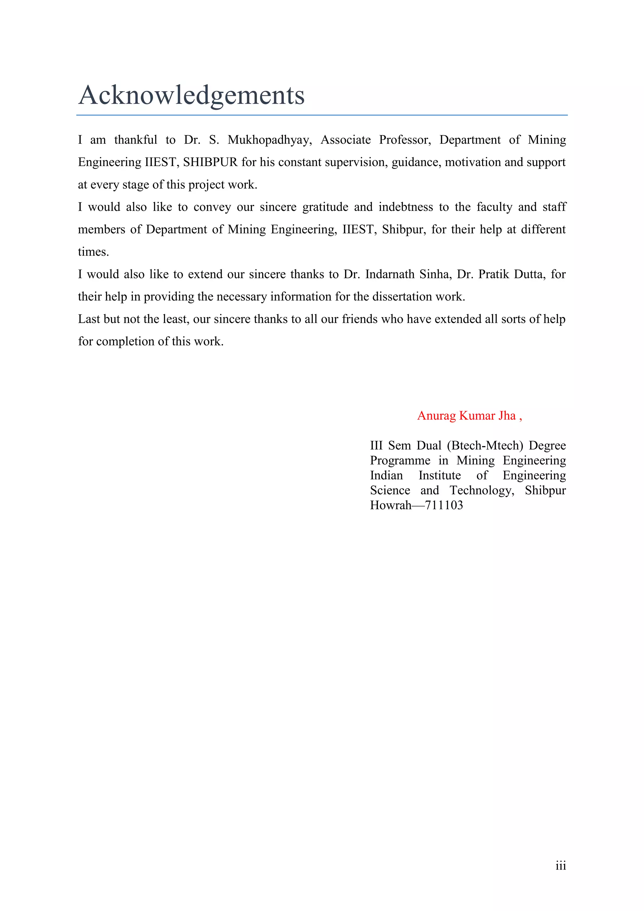 Optimization Of Blasting Parameters In Open Cast Mines Pdf Geology