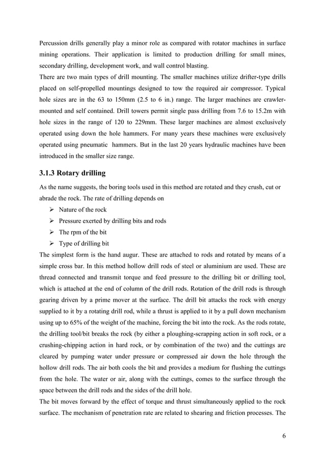 Optimization Of Blasting Parameters In Open Cast Mines Pdf Geology