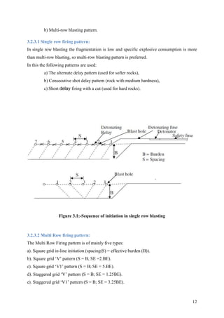 Optimization of Blasting Parameters in open cast mines | PDF