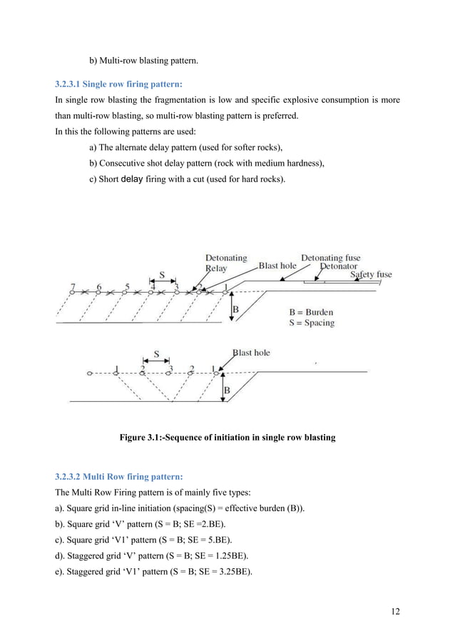 Optimization of Blasting Parameters in open cast mines | PDF | Geology | Science