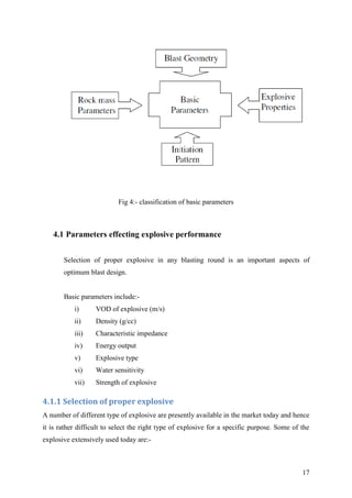 Optimization of Blasting Parameters in open cast mines | PDF