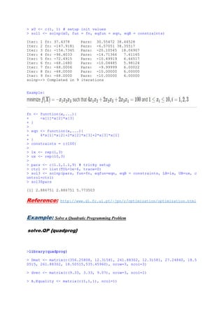 Optimization and Mathematical Programming in R and ROI - R Optimization Infrastructure. | PDF