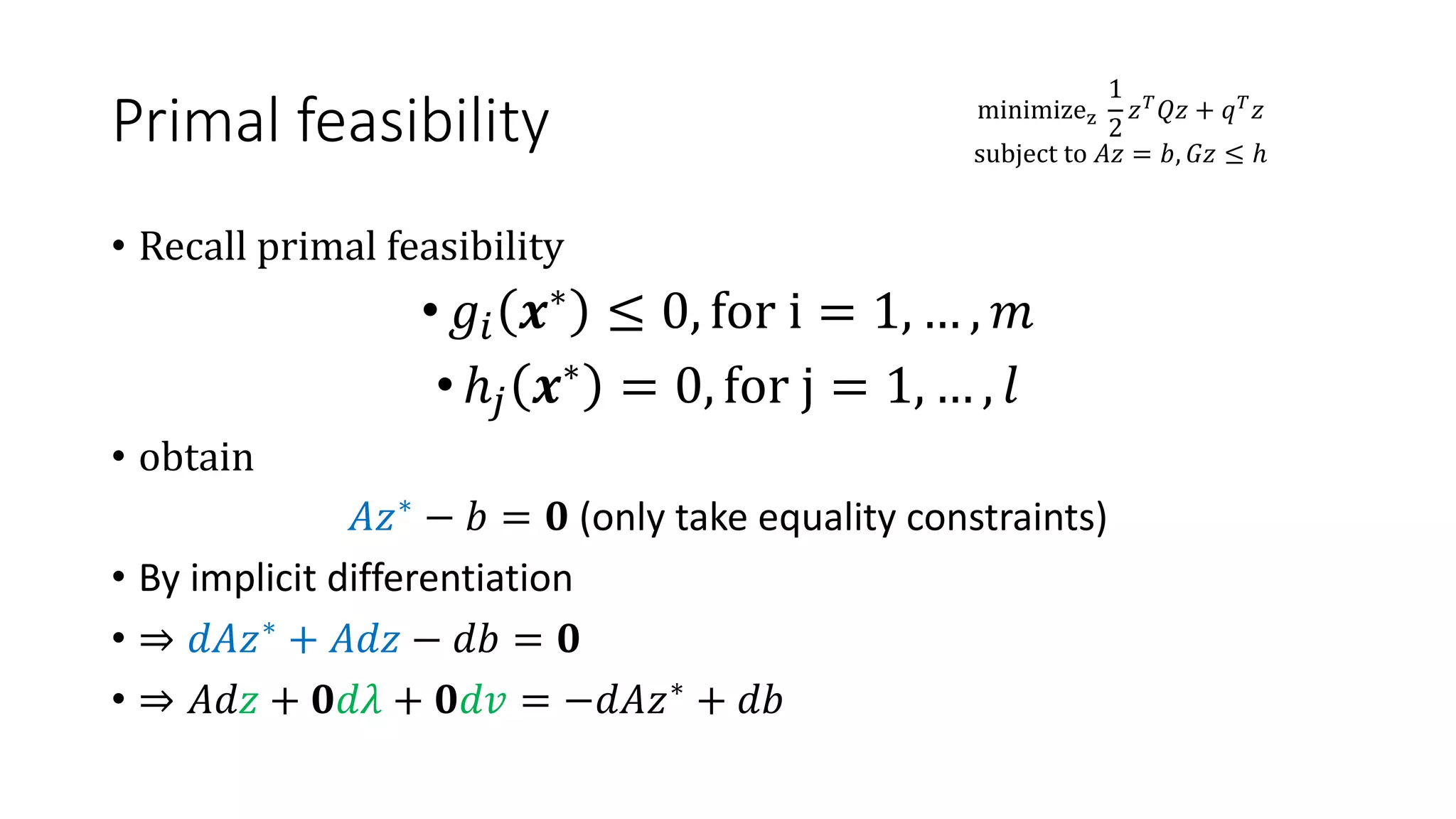 Paper Study: OptNet: Differentiable Optimization as a Layer in Neural Networks | PDF