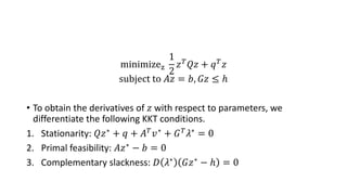Paper Study: OptNet: Differentiable Optimization as a Layer in Neural Networks | PDF