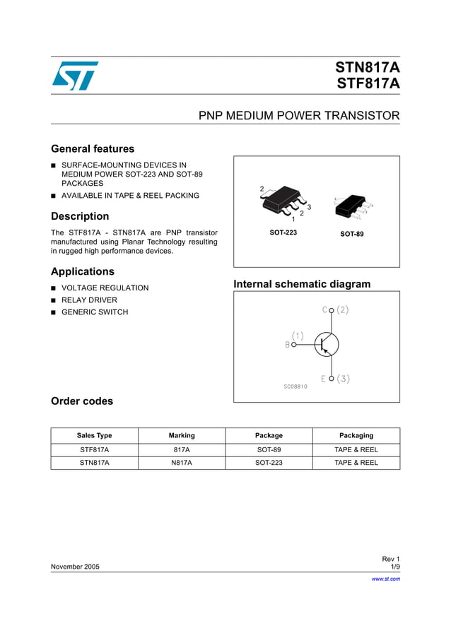 Optoacoplador 817a | PDF