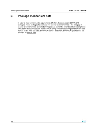 Optoacoplador 817a | PDF