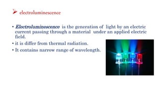 Opto electronic devices | PPTX