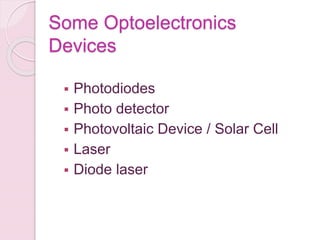 Optoelectronics | PPTX