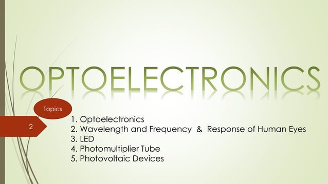 Opto oelectronics | PDF | Physics | Science