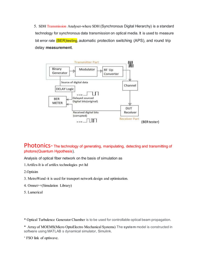 Optoelectronics and optical communication lab | PDF
