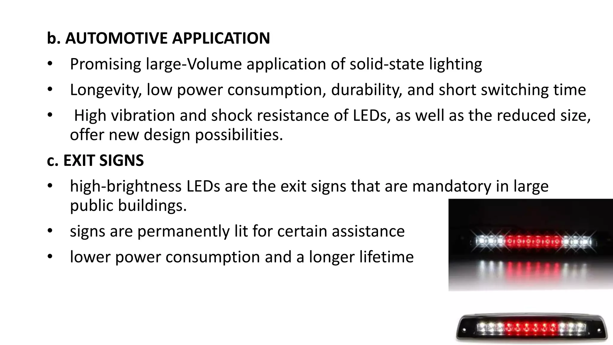 Application of solid state lamps | PPTX