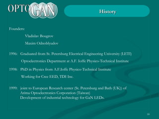 OptoGan presentation LED Technology | PPT