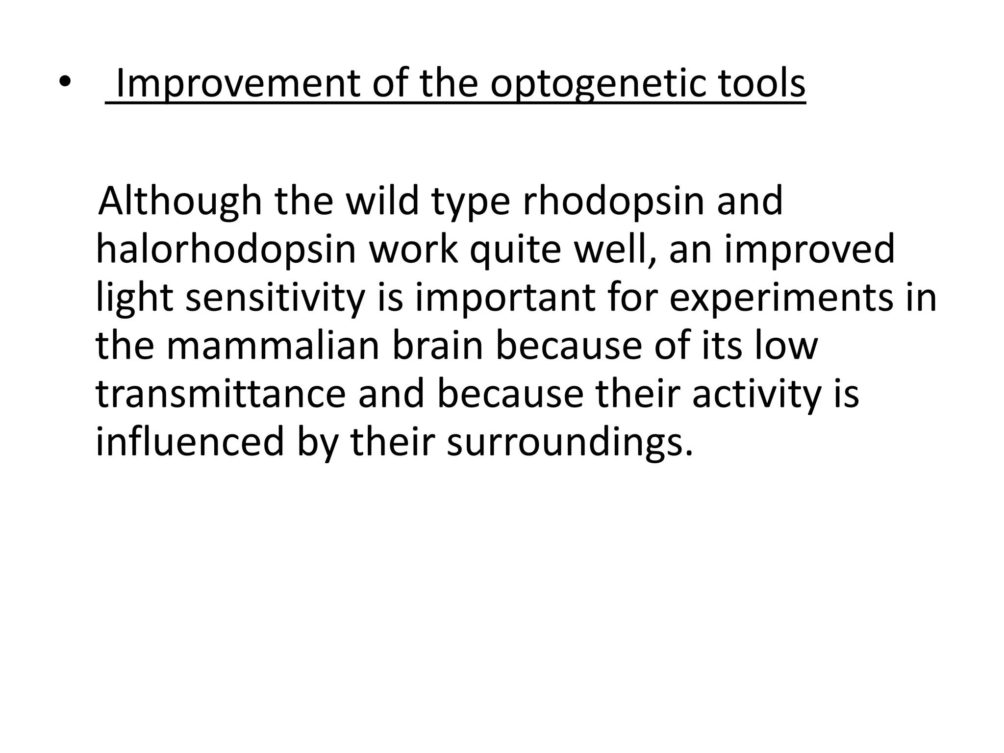 OPTOGENETICS | PPTX