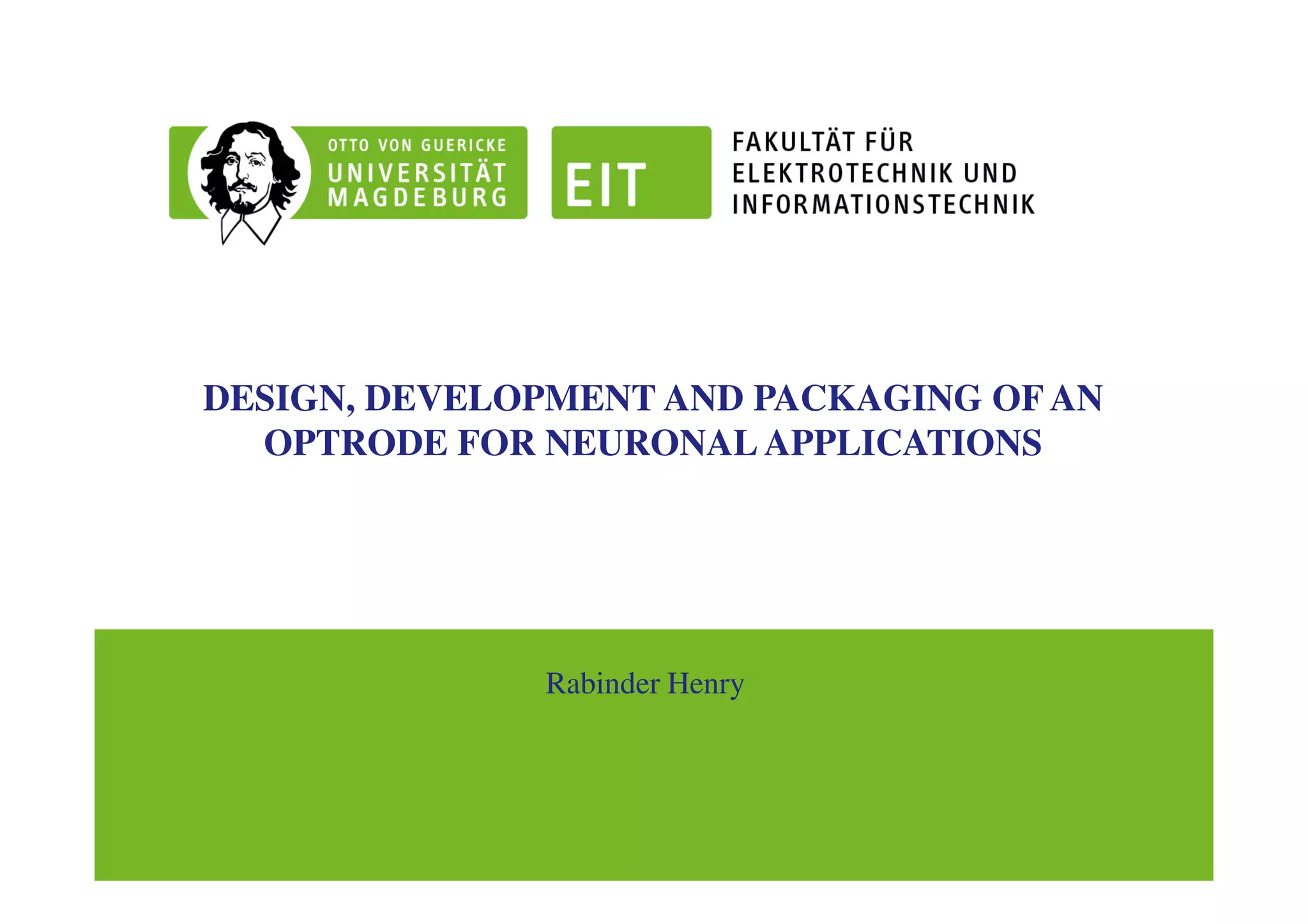 Optogenetics -Public presentation | PDF