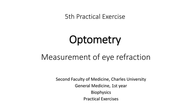 Optometry | PPT