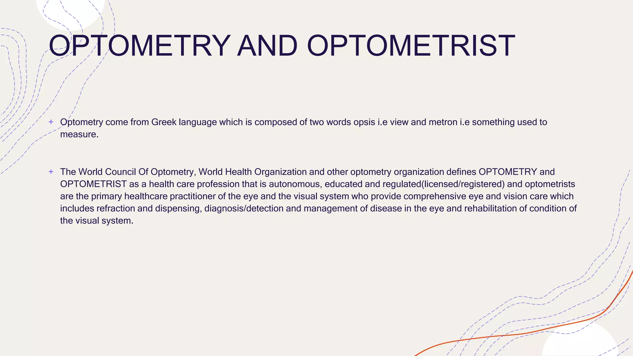 Optometry | PPTX