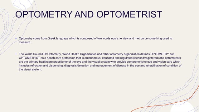 Optometry | PPT