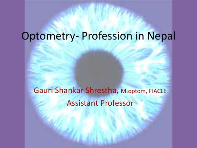 Optometry profession | PPT