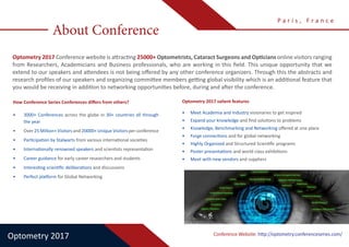 Optometry2017 brochure | PDF