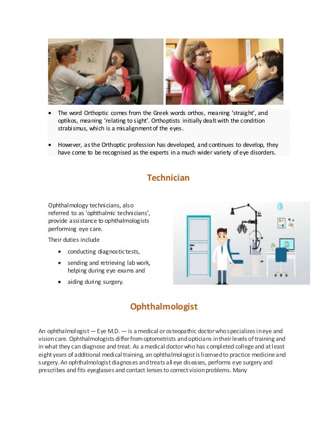 Optometry and Orthoptics (Laws and Acts) | DOCX