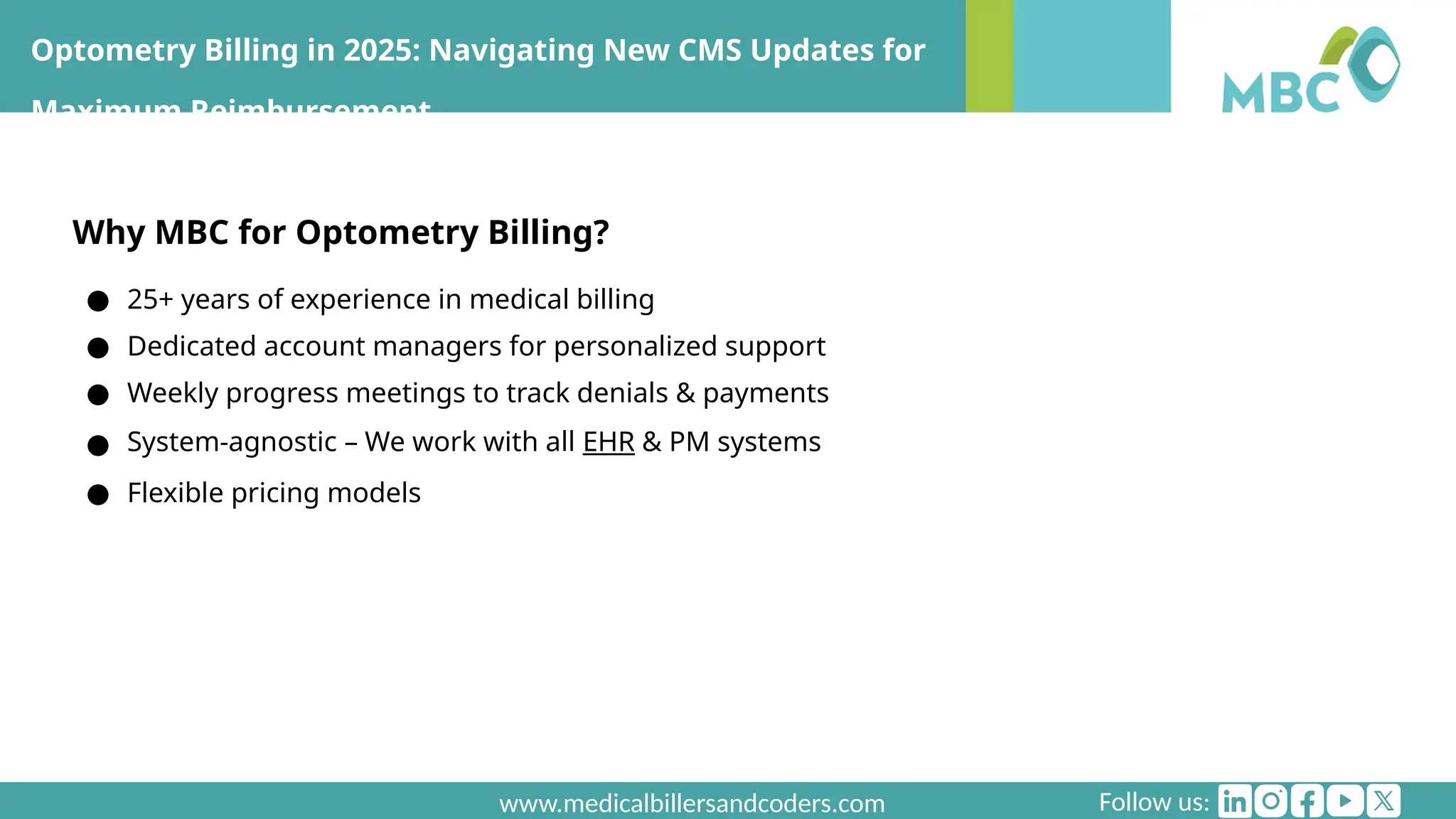 Optometry Billing in 2025 Navigating New CMS Updates for Maximum ...