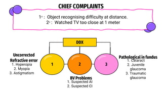 OPTOMETRY CASE ANALYSIS (PEDIATRIC PATIENT) | PDF