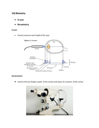 Optometry instruments | DOCX