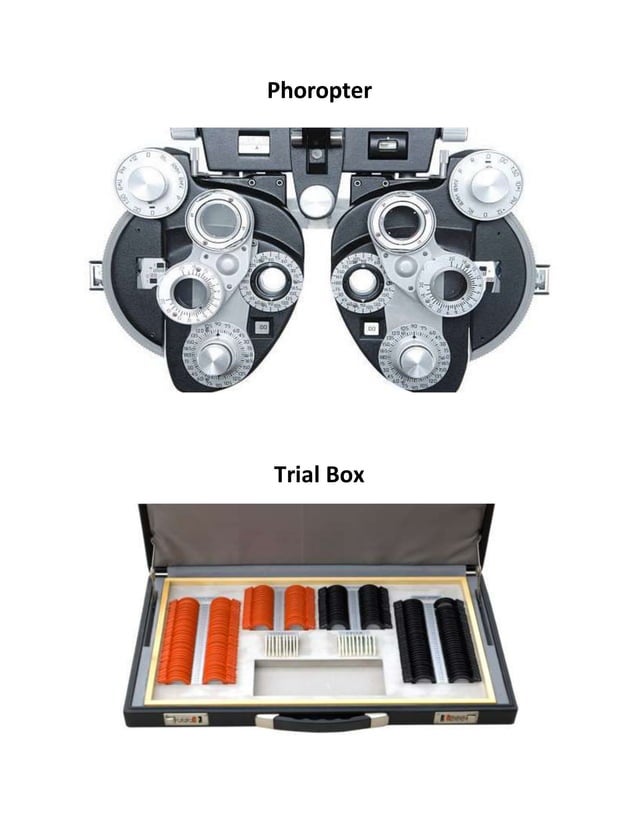 Optometry instruments pics | DOCX | Eye and Vision Conditions ...